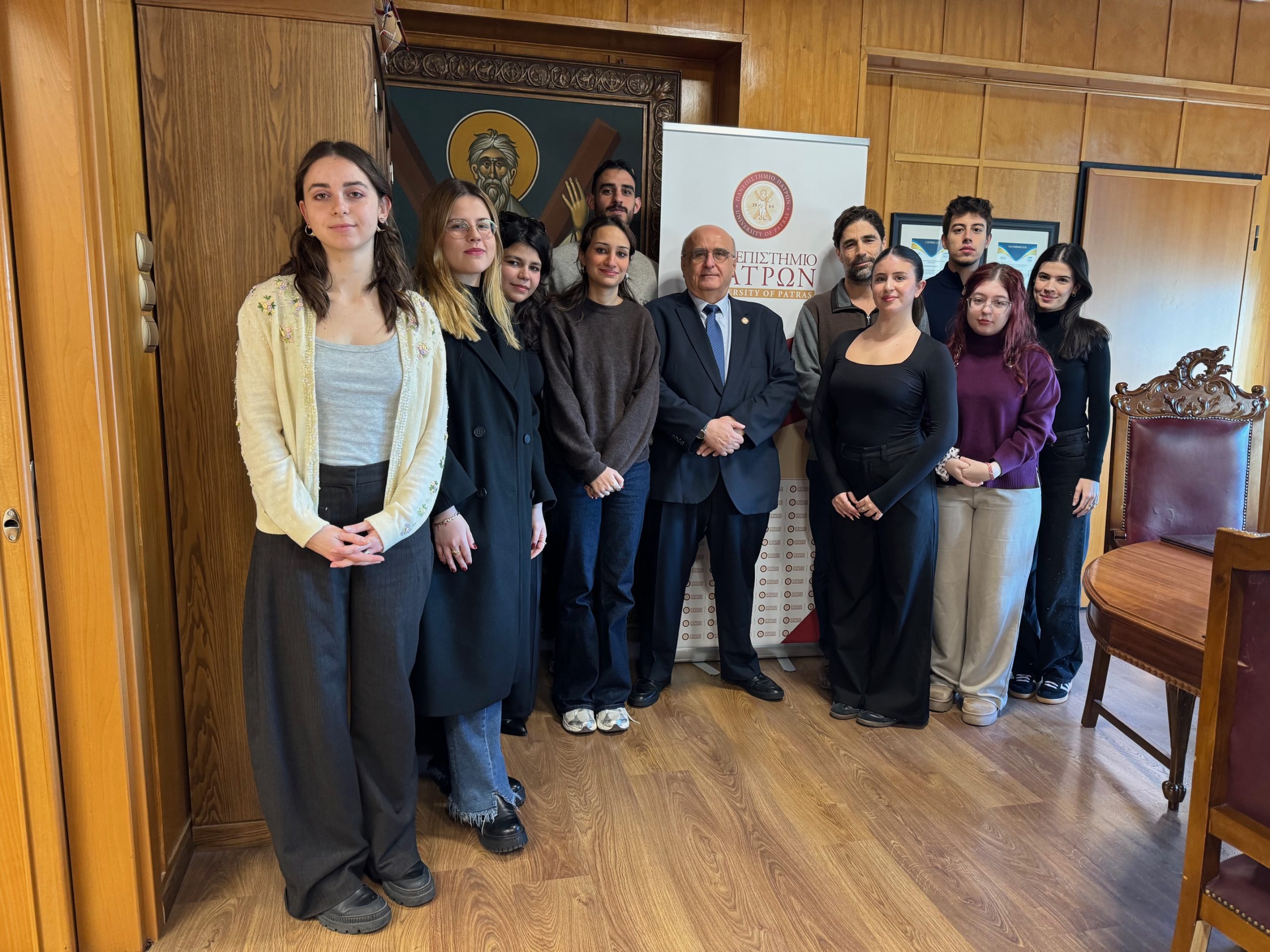 Συνάντηση του Πρύτανη του Πανεπιστημίου Πατρών, Καθ. Χρήστου Μπούρα με ...